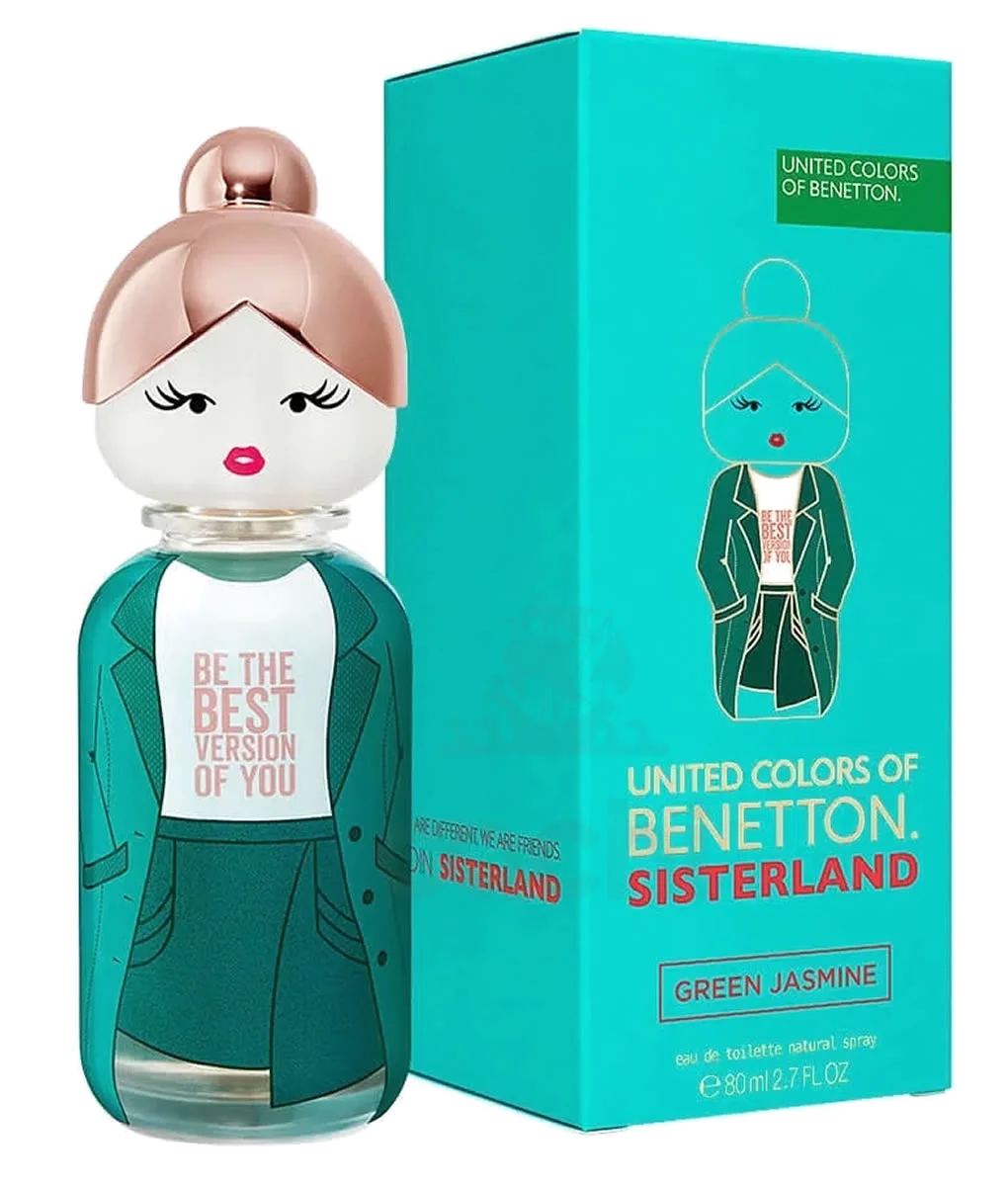 Женская туалетная вода Benetton Sisterland Green Jasmine 80 мл / Систерленд Грин