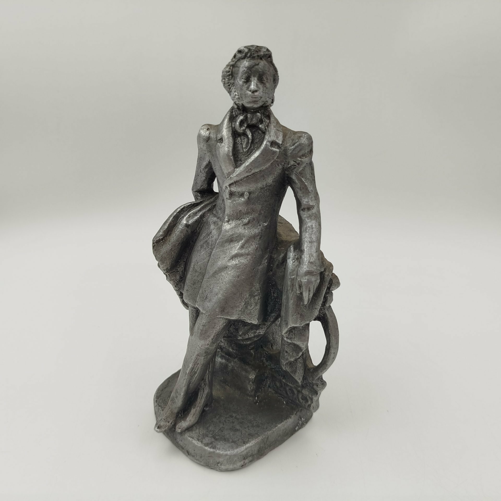 Статуэтка "Пушкин на мосту", силумин, СССР, 1960-1980 гг.
