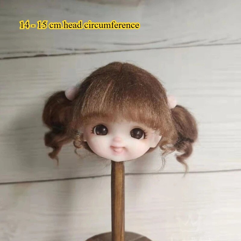 Кукла BJD, парик 14-15cm