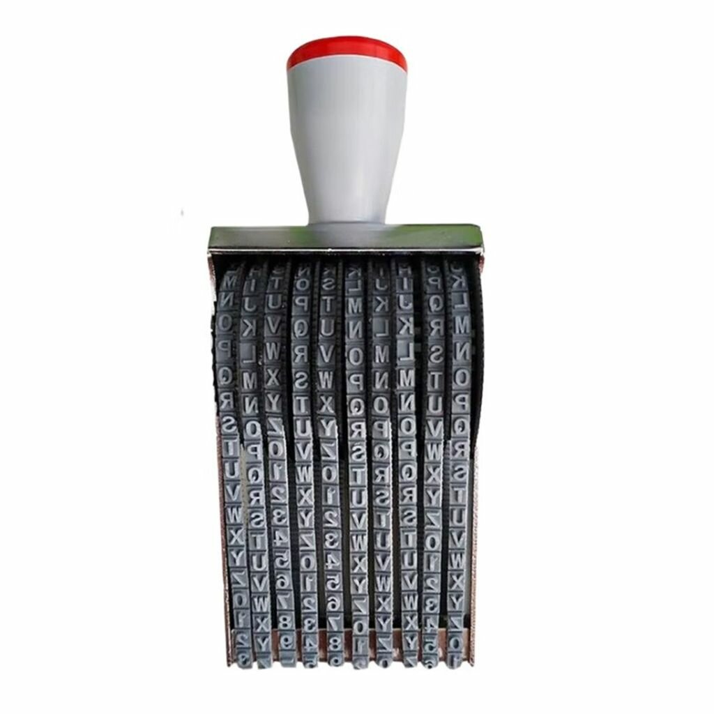 Регулируемый поворотный штамп с цифровыми, буквенно-цифровыми и символьными настройками максимум 10 цифр (8*80).