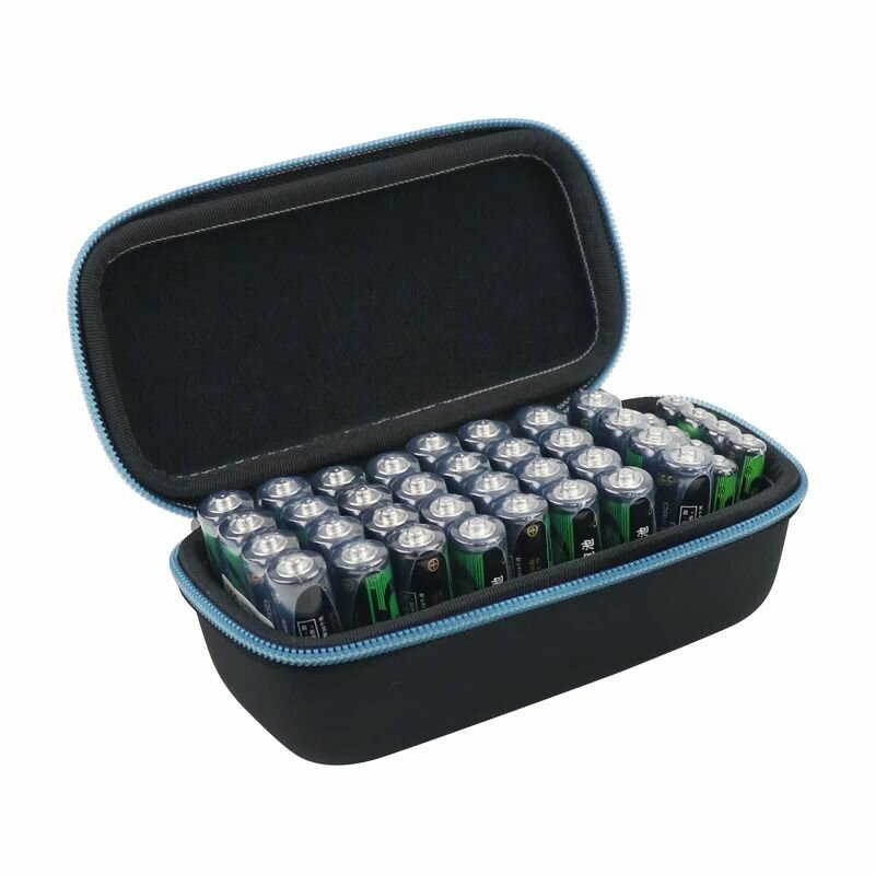 Прямоугольный противоударный чехол Iksnail для хранения аккумуляторов ААА, АА
