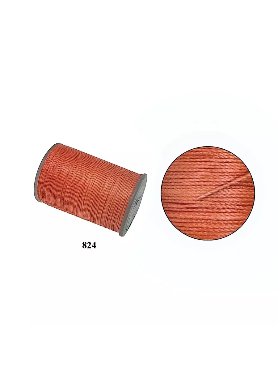 Нить вощеная "YIGAO" крученая 50 м - 0.8 мм