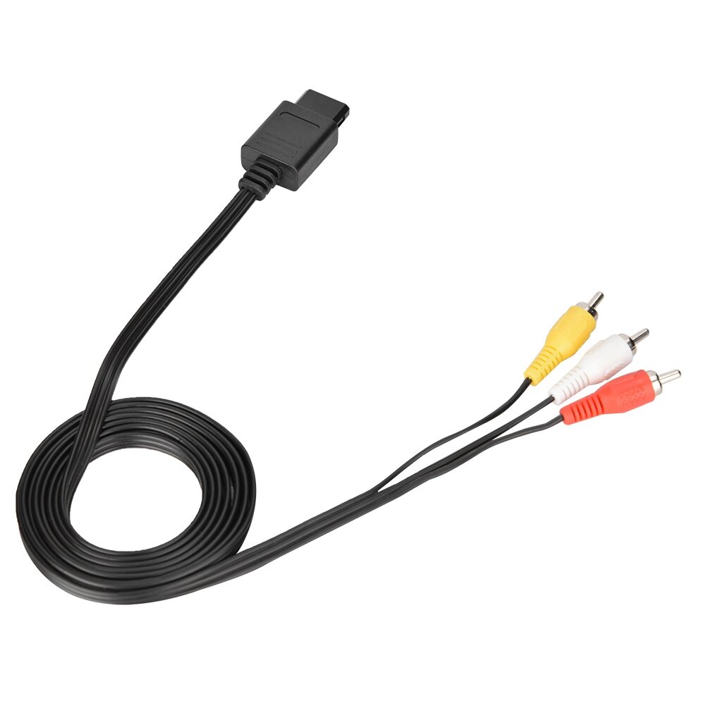 Кабель AV для игровой консоли SNES, кабель аудио-видео, длина кабеля 175 см, материал ABS, вес 55 г, 1 шт в упаковке