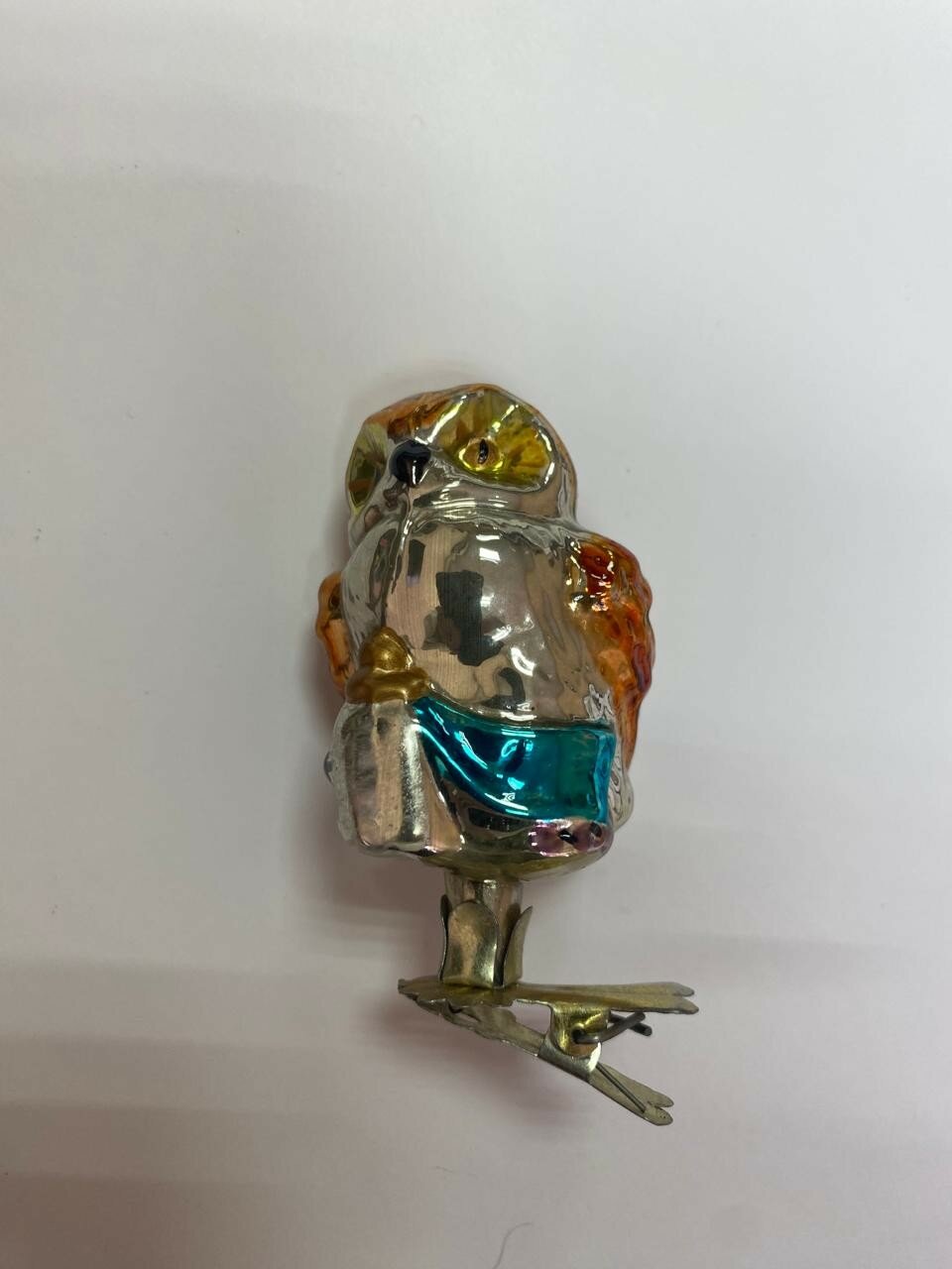 Игрушка на елку Бумба, амальгама Винтаж из СССР