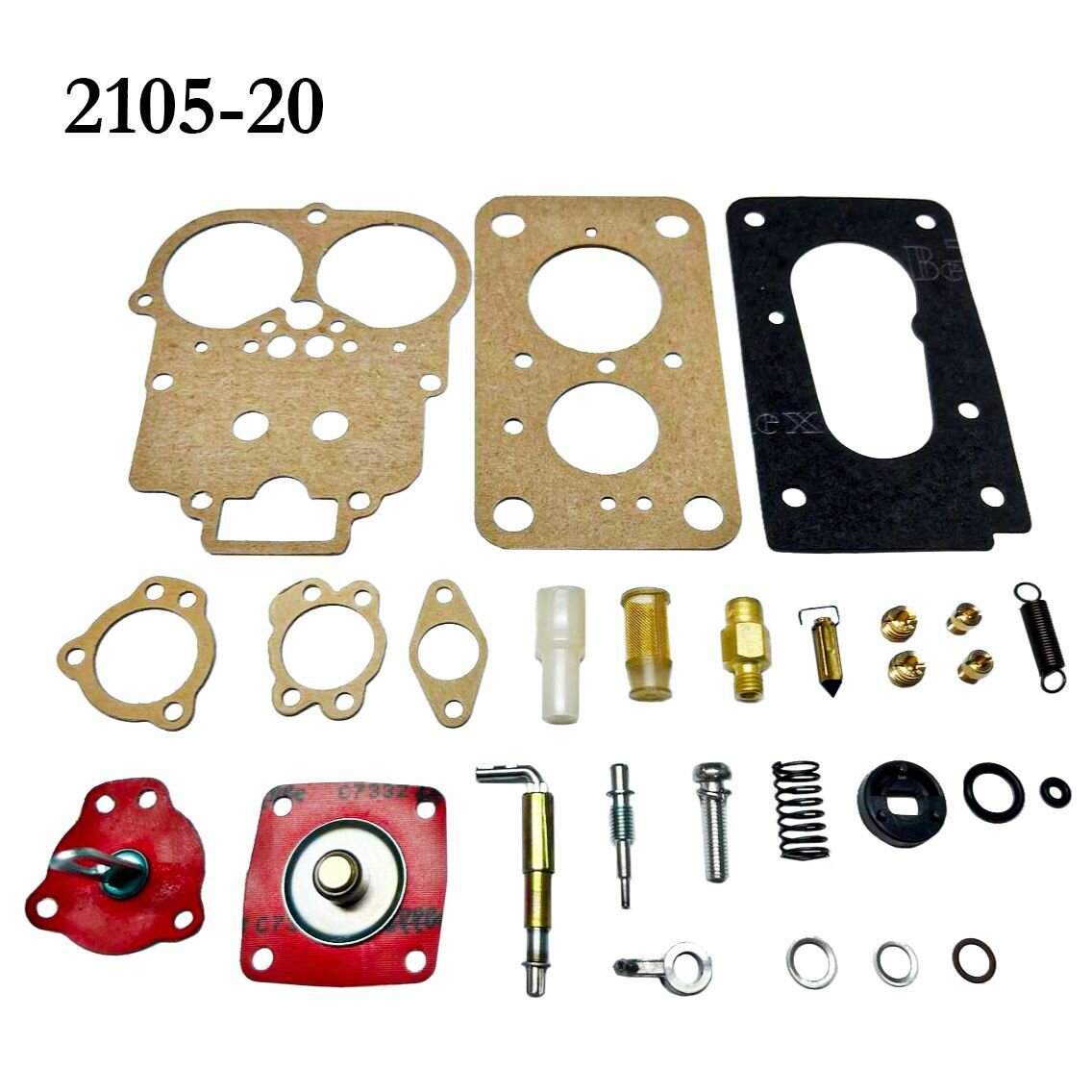 Ремкомплект карбюратора ВАЗ 2105-20, типа озон полный , Уником Авто.