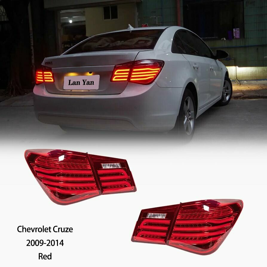 Задний фонарь для Chevrolet Cruze (Шевроле Круз) 2009-2014 фонарь светодиодов (A) / Указатель поворота / красный