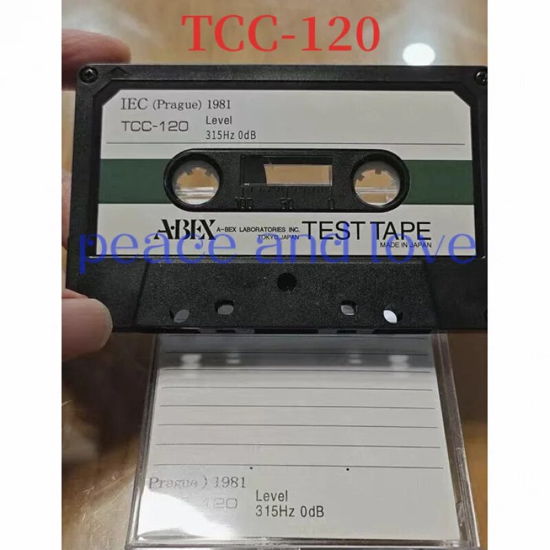Лента для тестирования уровня ABEX TCC-120 315 Гц 0 дБ