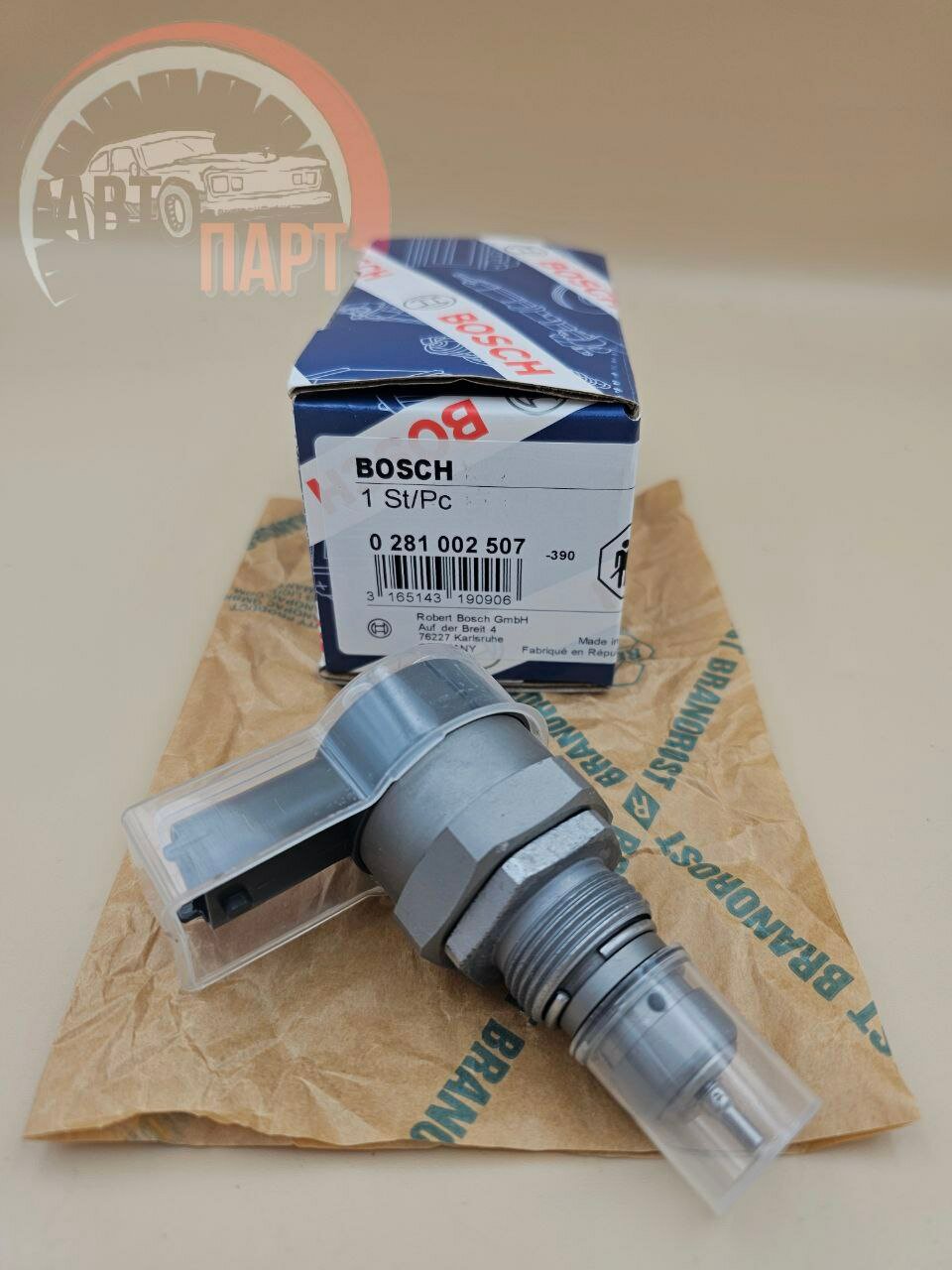 Регулятор давления топлива BOSCH Hyundai/Kia Opel Fiat FORD SUZUKI - арт. 0281002507