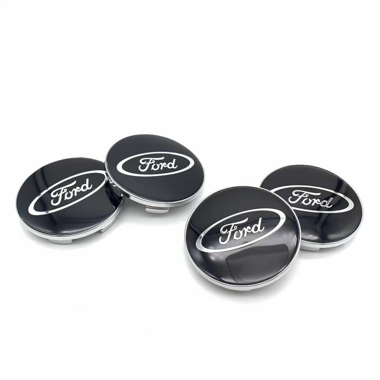 Колпачок на ступицу литого диска на автомобили Ford, размер 68/62.5/9мм, комплект 4 штуки.