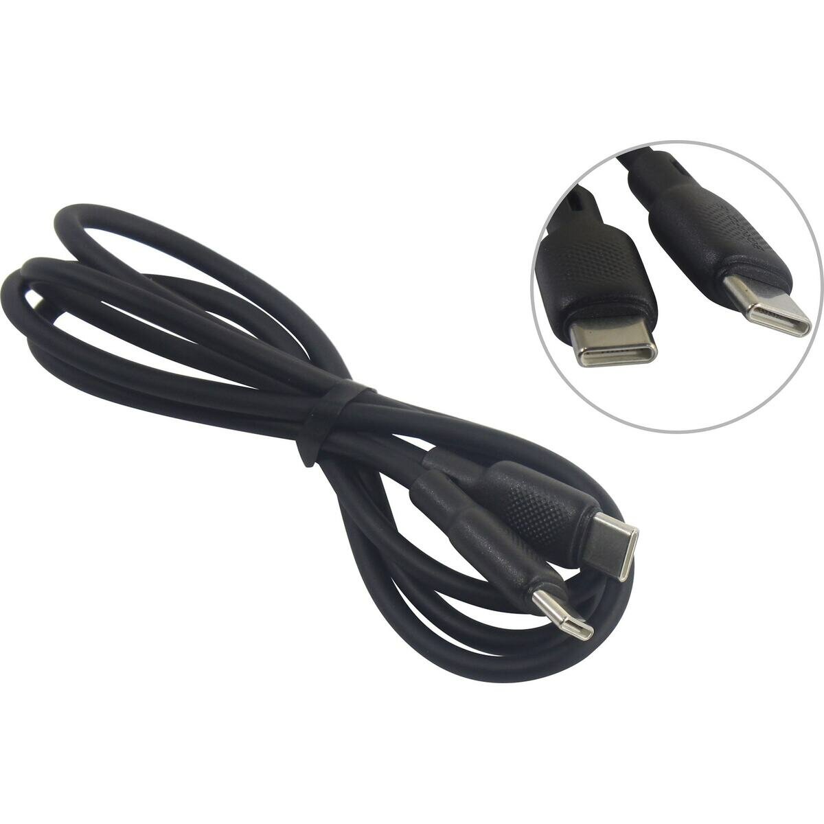 BOROFONE BX113 Black <115455> Кабель USB-C --> USB-C 1м