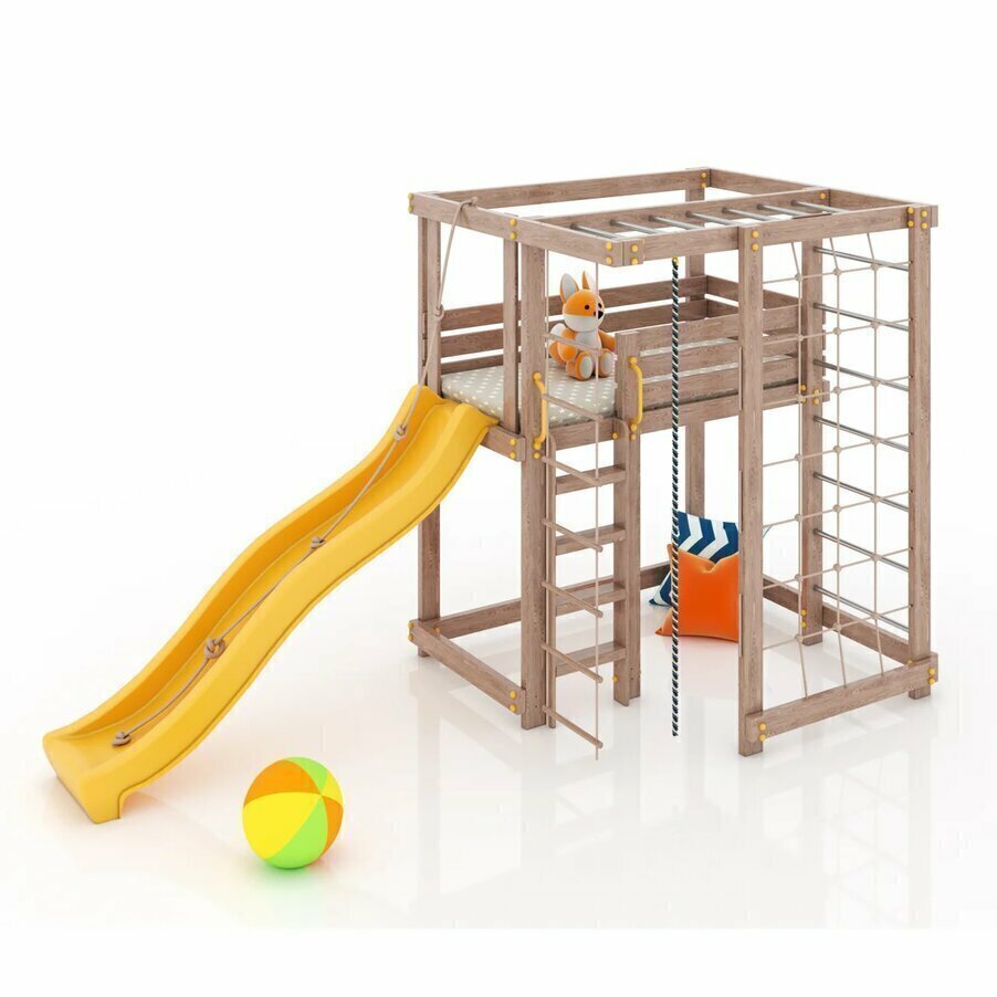 Детская игровая площадка Моя Горка "Элвин", темное дерево