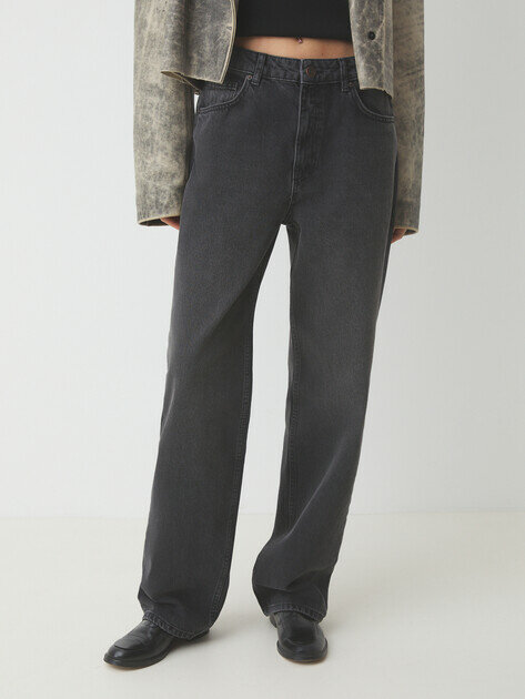 Джинсы широкие 