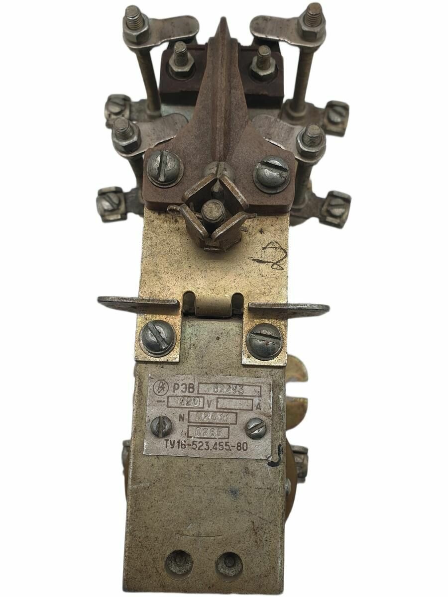 РЭВ-822-У3, Электромагнитное реле контроля напряжения, 1з+1р (1no+1nc), IP00, 10А, 220В