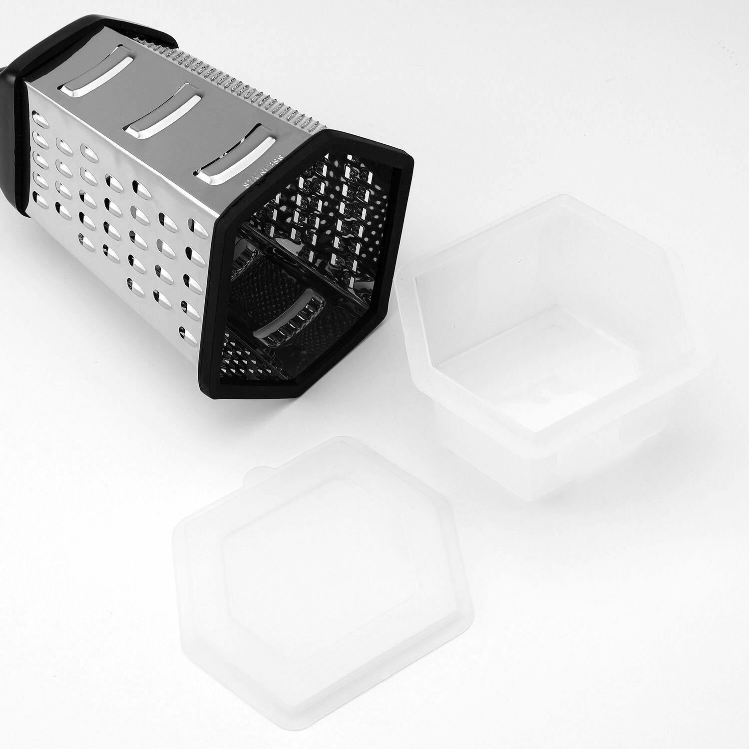 Терка для овощей ручная с контейнером