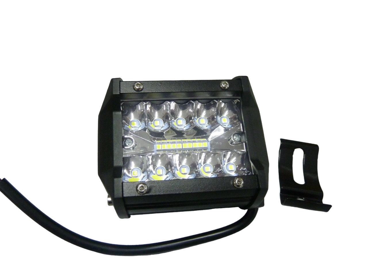 Светодиодная балка дальнего света RuZoom LED 20 SPOT 11W (чипы 3030) 3000Lm 6500K (90х75х60) 9-32v CS-60WRU - 1 шт.