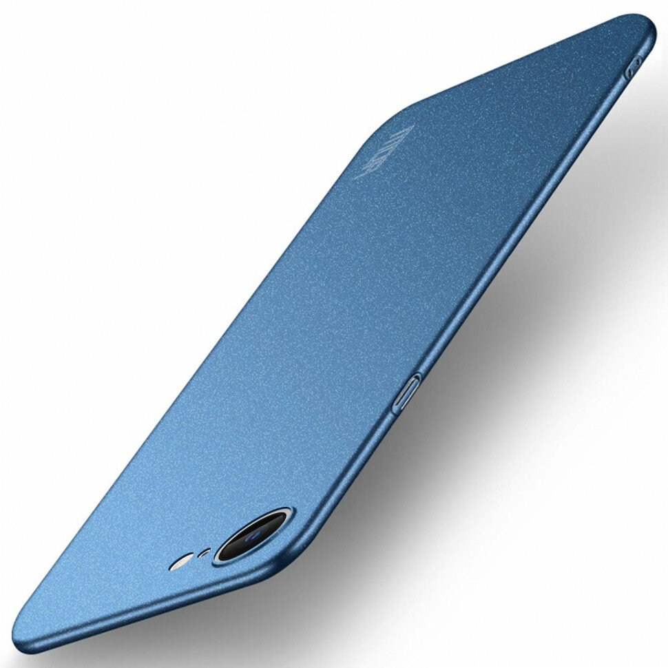 Тонкий матовый чехол MOFI Fandun для iPhone 16e Ultra-thin (Blue)