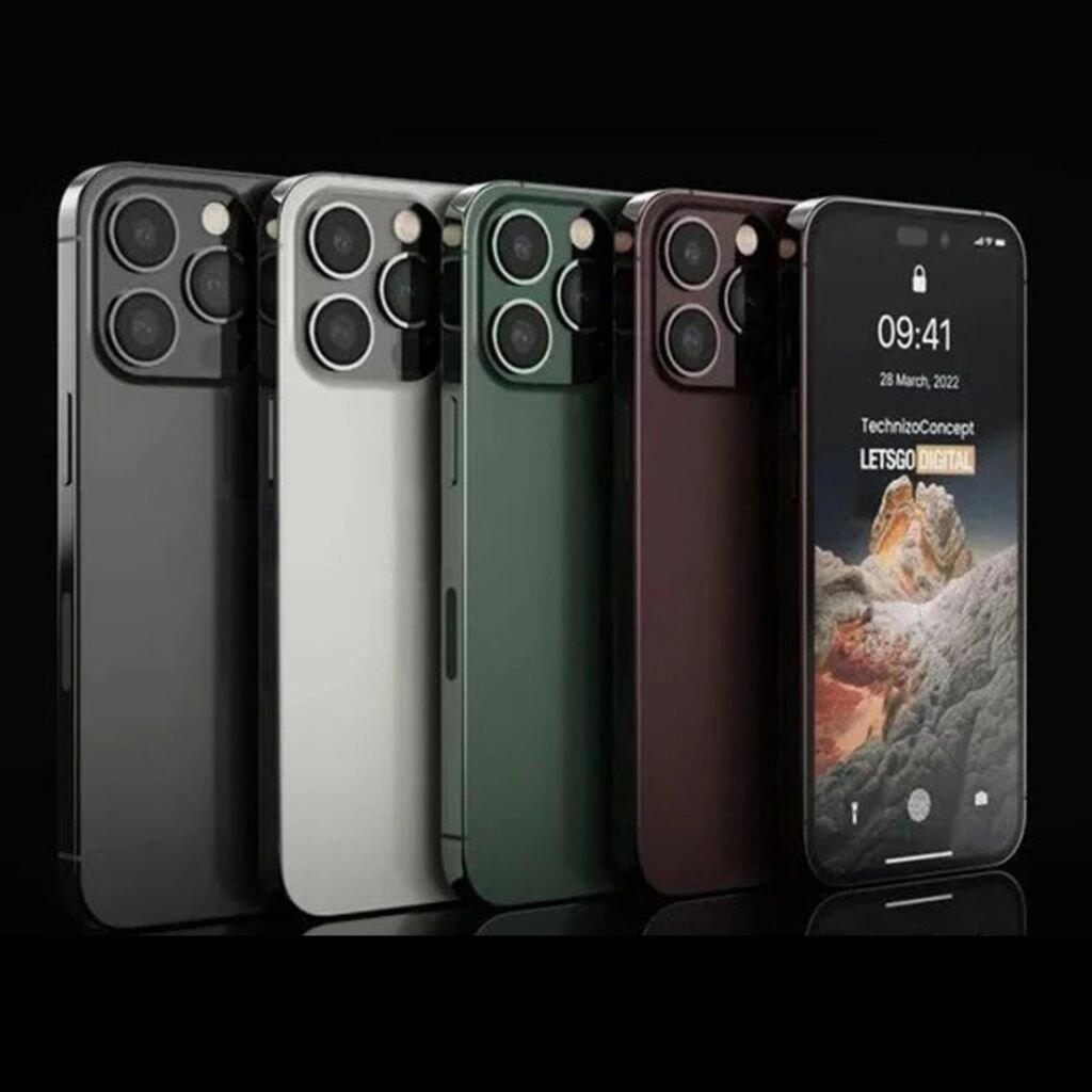 (1) Модель iPhone 14 синяя — фото 1