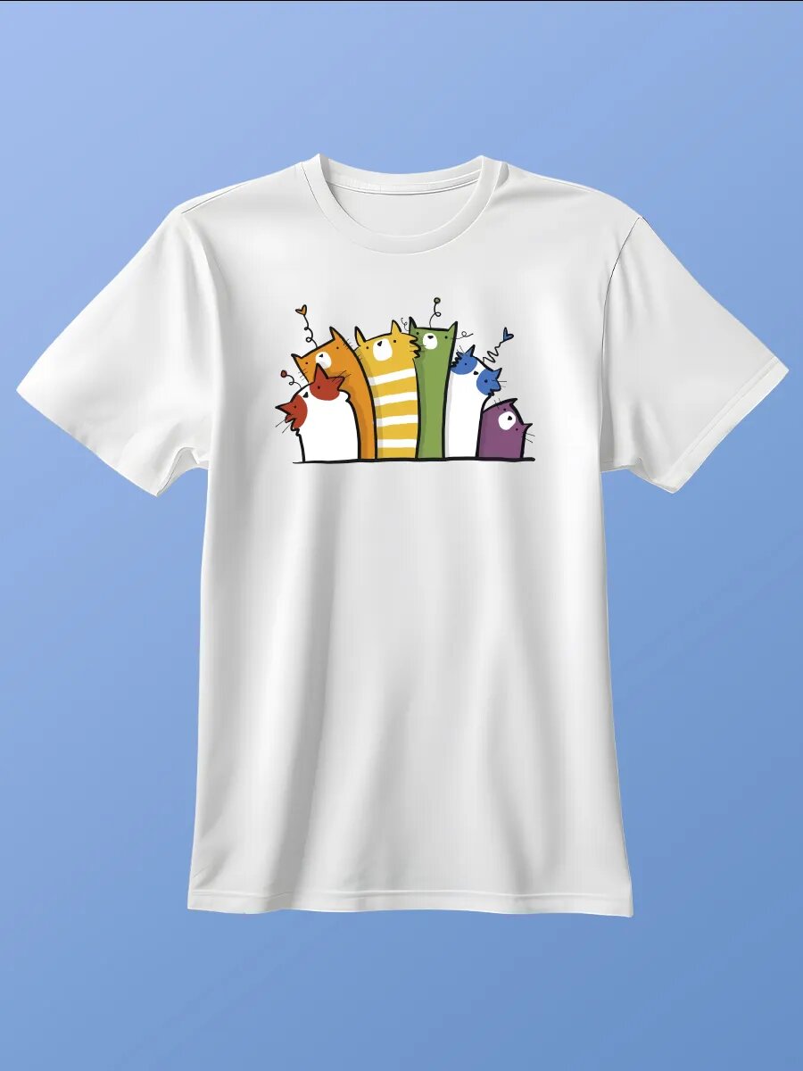 Футболка Zerosell с котиками