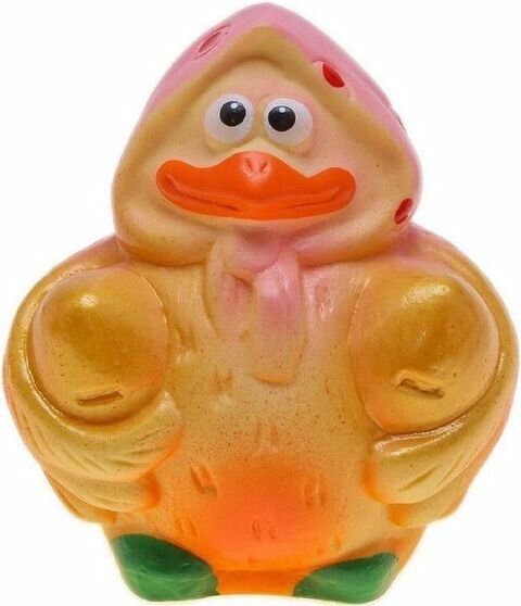 Детская резиновая игрушка "Курочка Ряба", фигурка животного, для купания в ванной и сюжетно-ролевых игр, развивающая водная игрушка для малышей