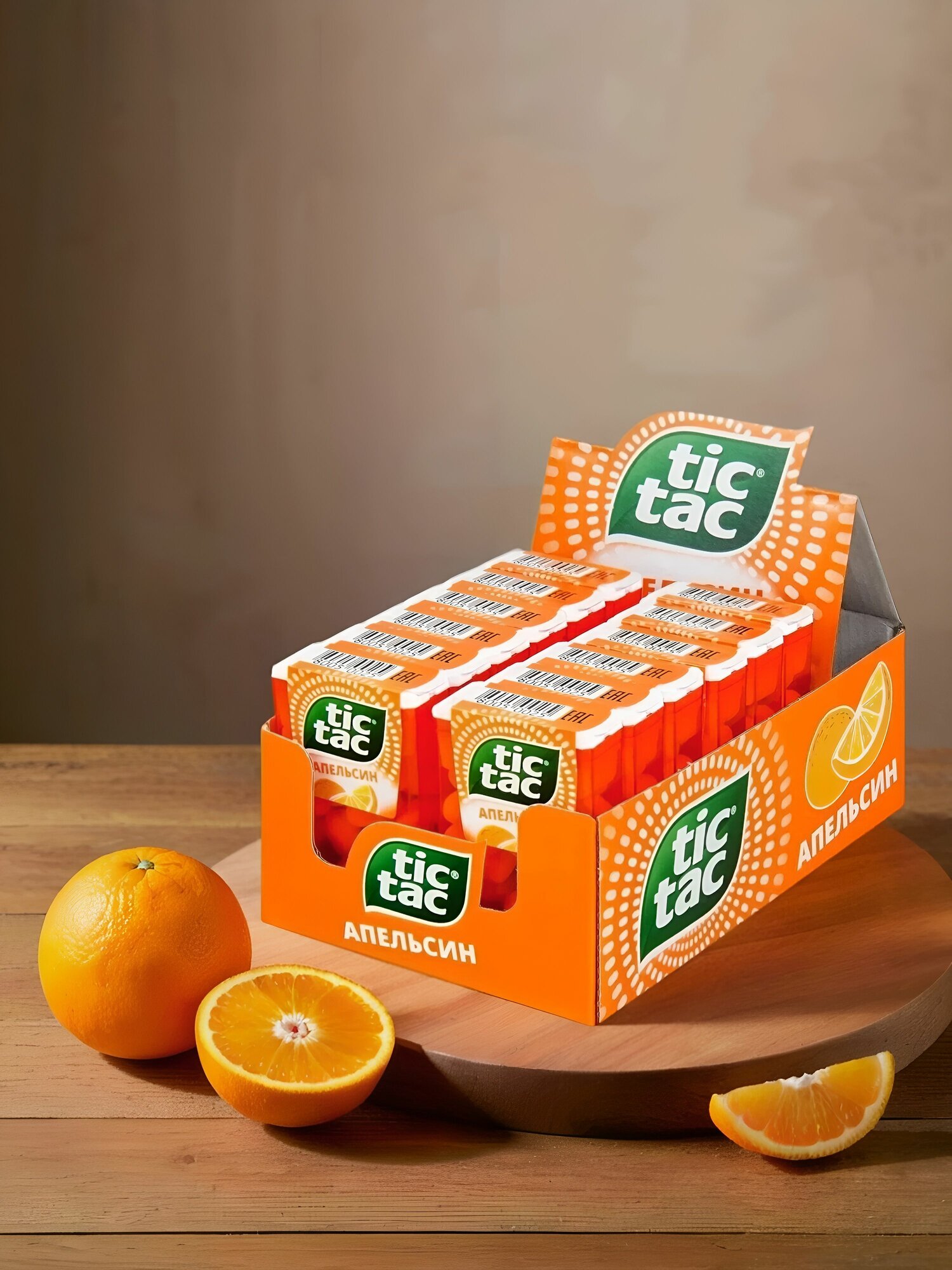 Драже Tic Tac, со вкусом апельсина, 12 шт