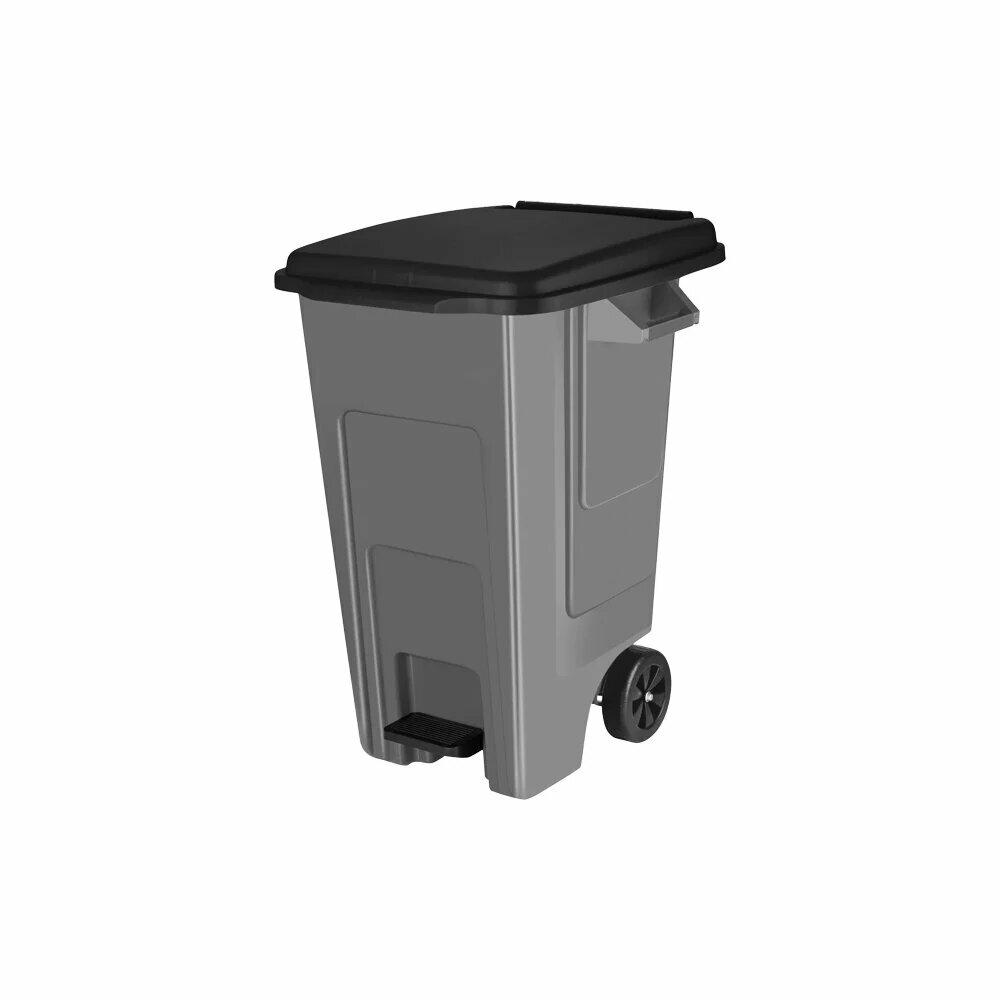 Бак Blocker 100 л, для мусора, с крышкой, цвет серый 34276