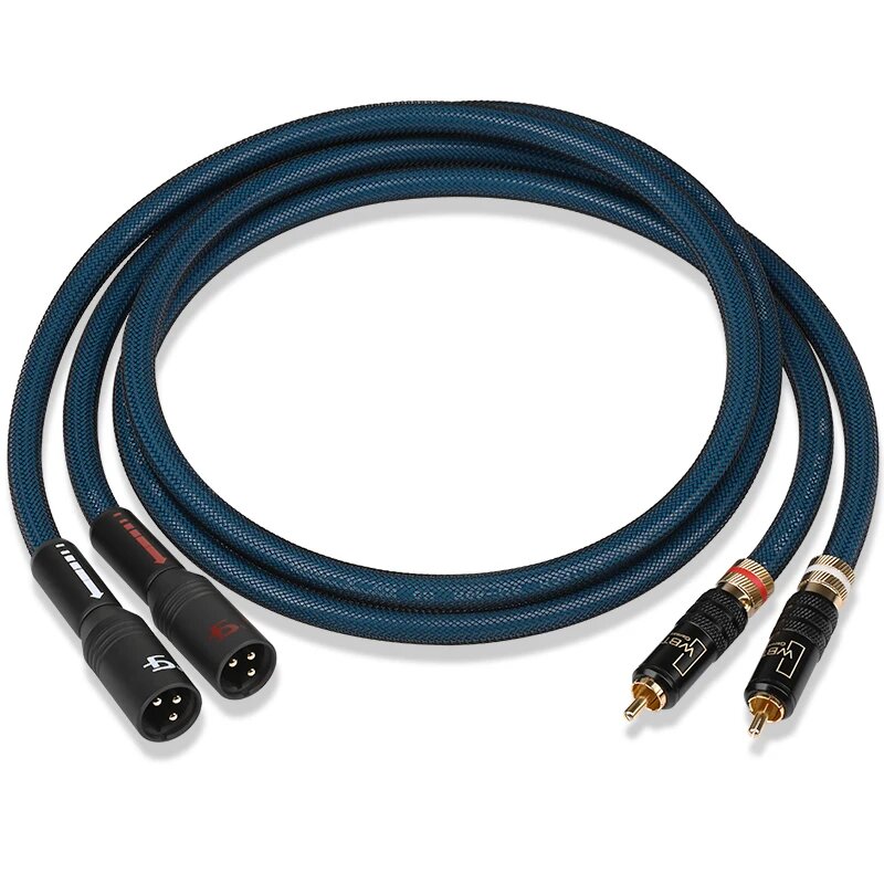 ATAUDIO HiFi аудиокабель 2RCA-2XLR 2RCA to 2XLR Male, 2 м