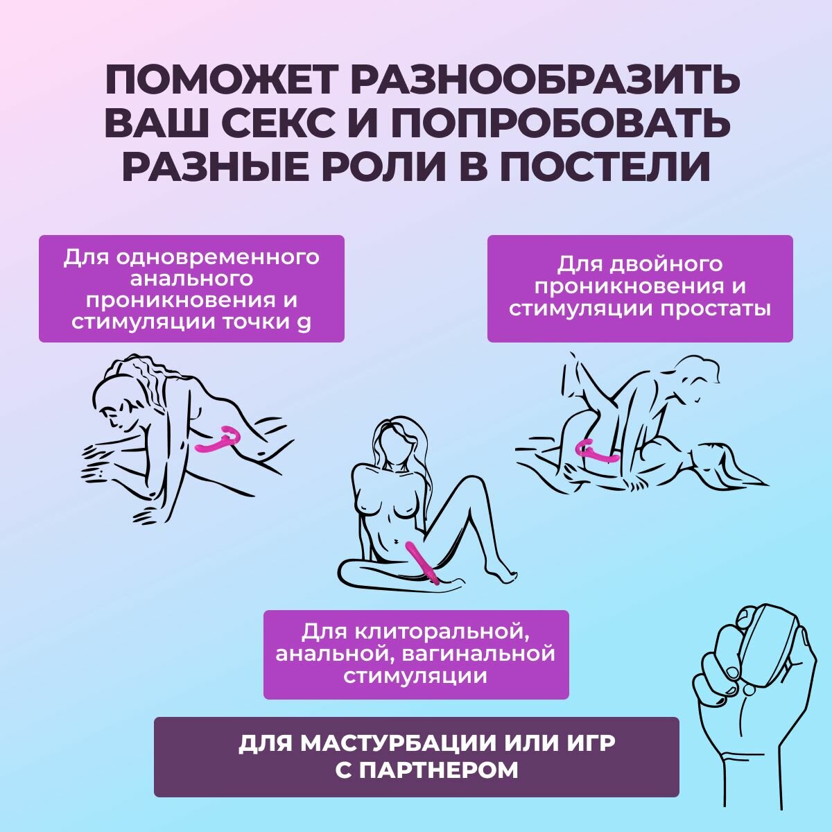 Страпон безремневой двойной с вибрацией для анального секса INTIMOLOGY фаллоимитатор вибратор для мужчин и женщин с пультом, дилдо вагинальный, интимная игрушка для взрослых 18+