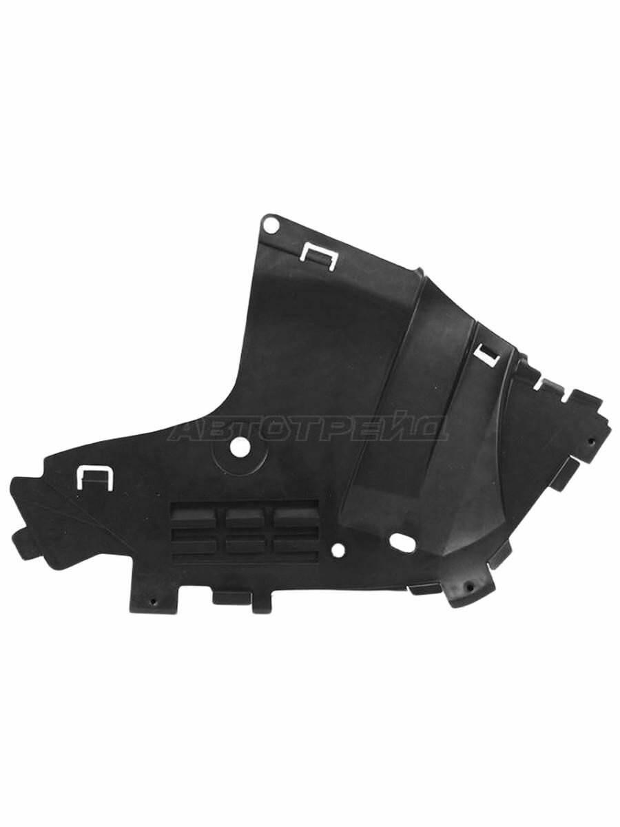 Защита двигателя AKRADO, для Renault Logan, пластик, (Справа)