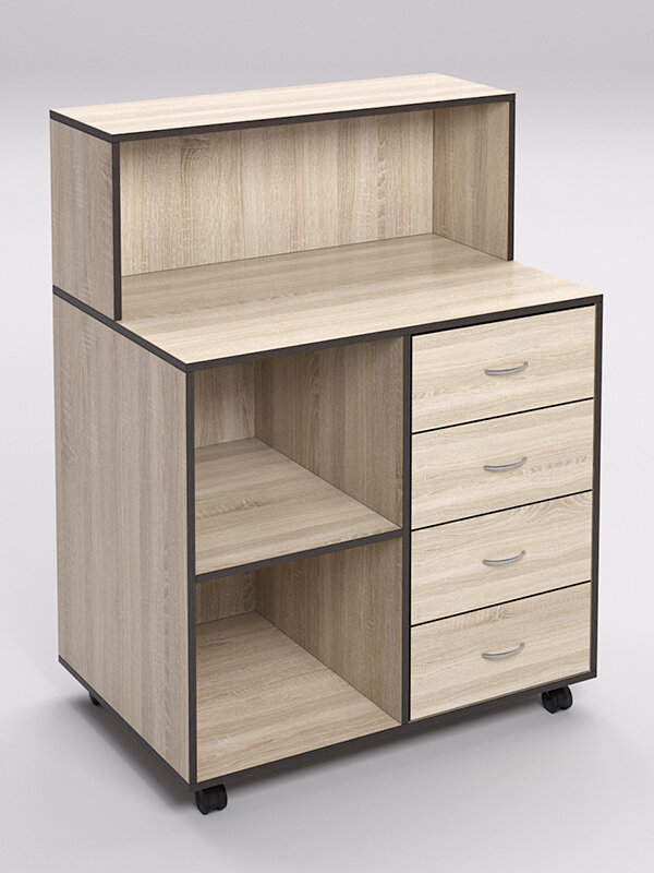 Барная стойка "промо" №5, Дуб Сонома, кромка Дуб Венге. Производитель товара - компания Westcom.