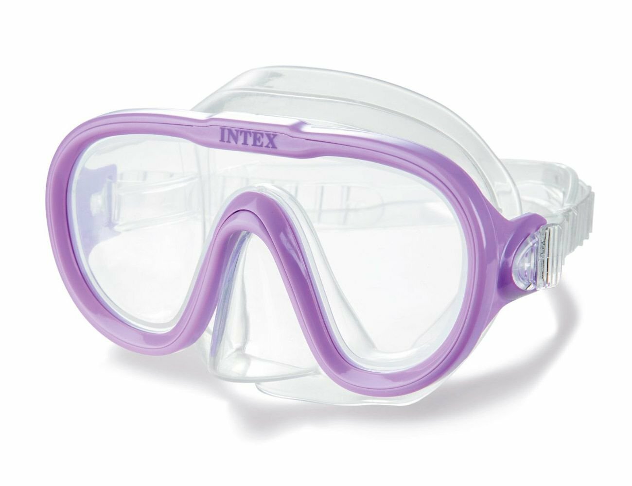 Маска для плавания Морской Исследователь (Sea Scan Swim Mask) фиолетовая, от 8 лет, 55916-фиолет