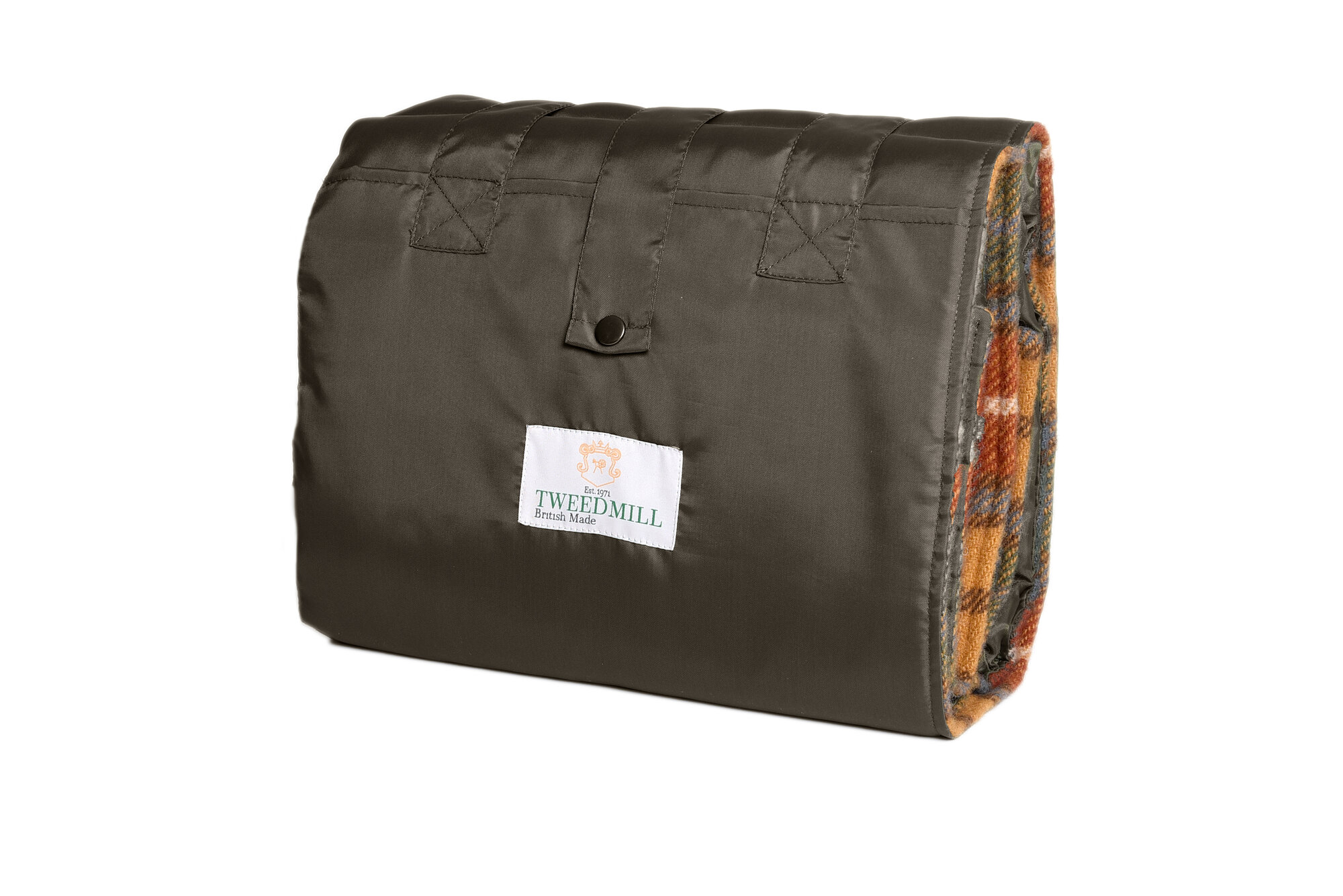 Шерстяной плед 100% с непромокаемой подкладкой для пикников Picnic - Buchanan (TWEEDMILL). Произведено в Великобритании.