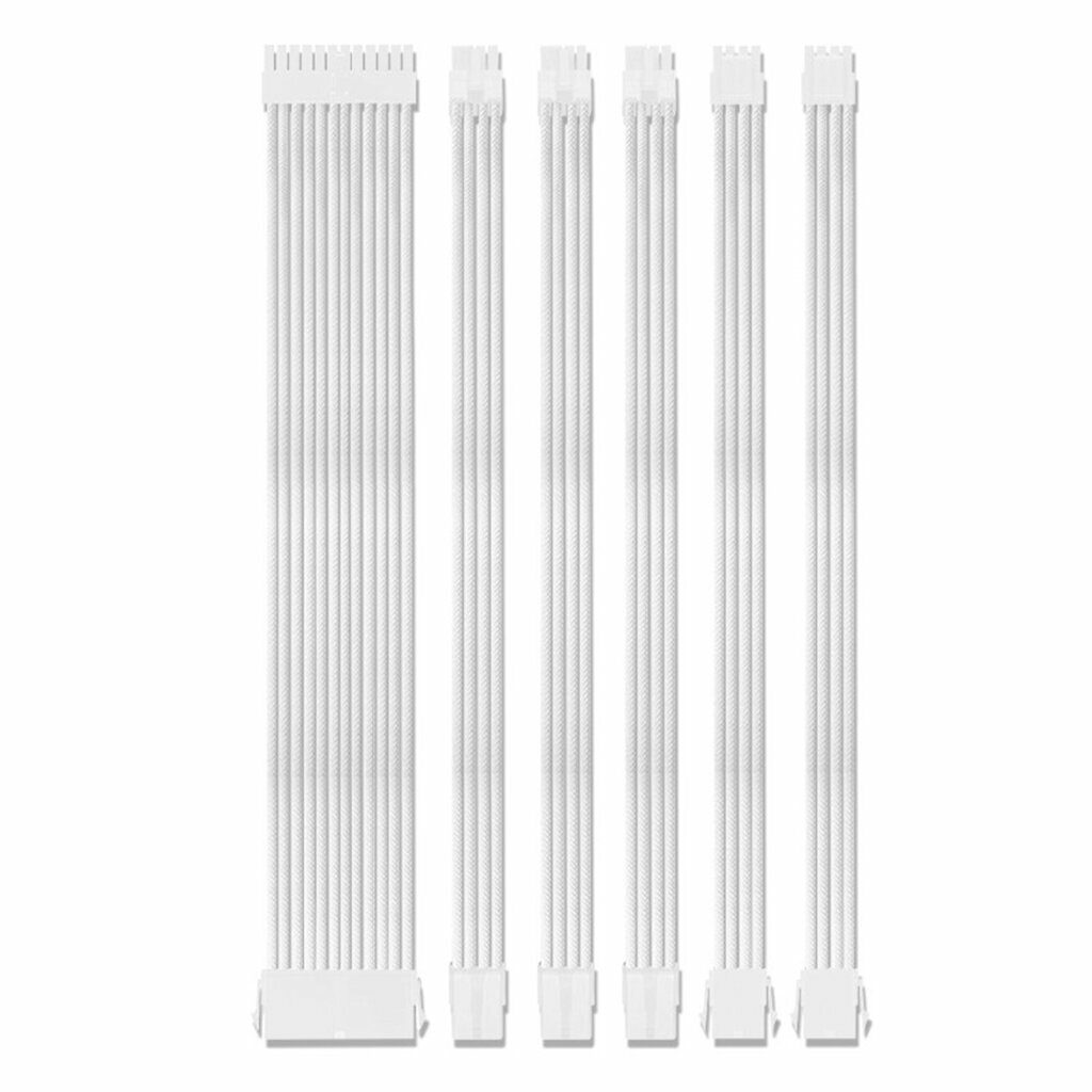 24-контактные удлинительные кабели питания с гребенками, с рукавами 30 см 24-контактный PCIE 3x6+ 2Pin 8Pin CPU 2x4+4Pin Extensi