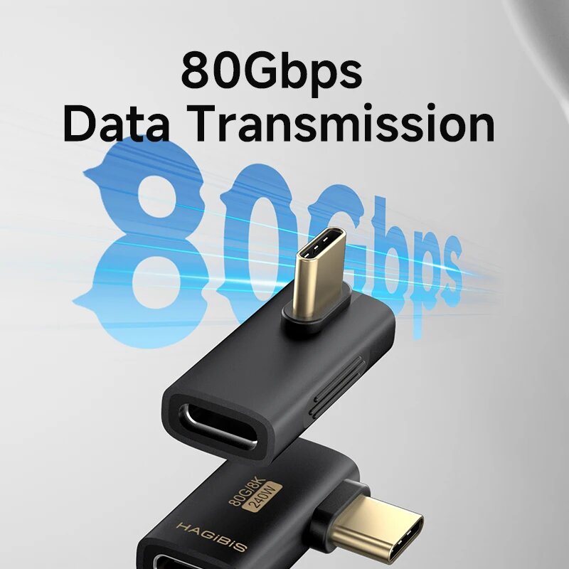 Hagibis USB C - USB C адаптер Side L shape — фото 1
