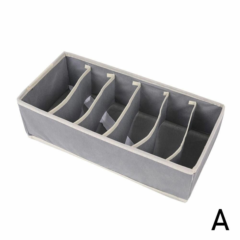 Органайзер для хранения вещей, кофр для белья в шкаф "Зигзаг", короб для одежды, ящик для аксессуаров, нижнего белья и носков, размер 32х32х10 см