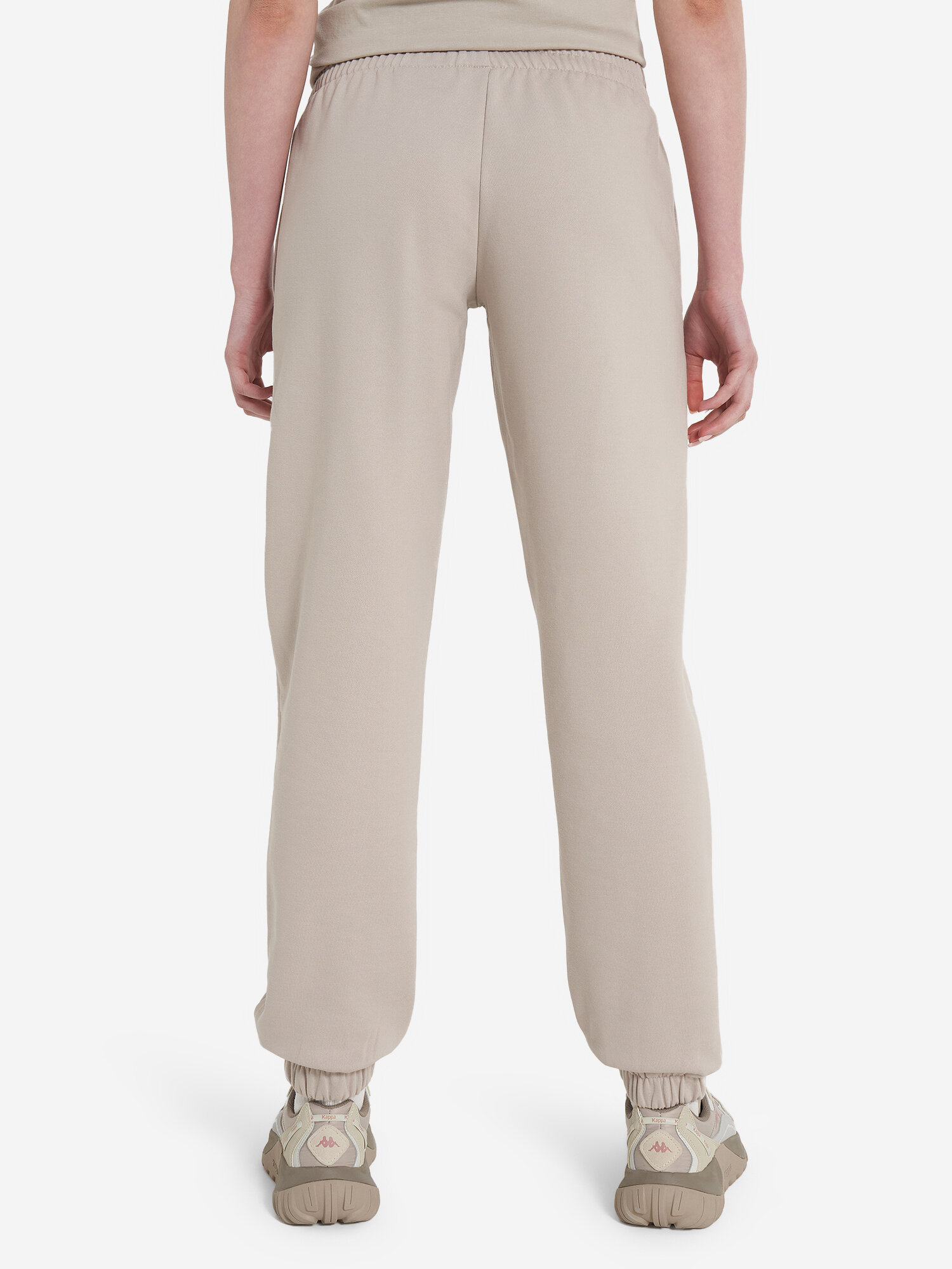 Брюки джоггеры Kappa Authentic Core Women's Knitted pants, размер 42-44, светло-бежевый — фото 1