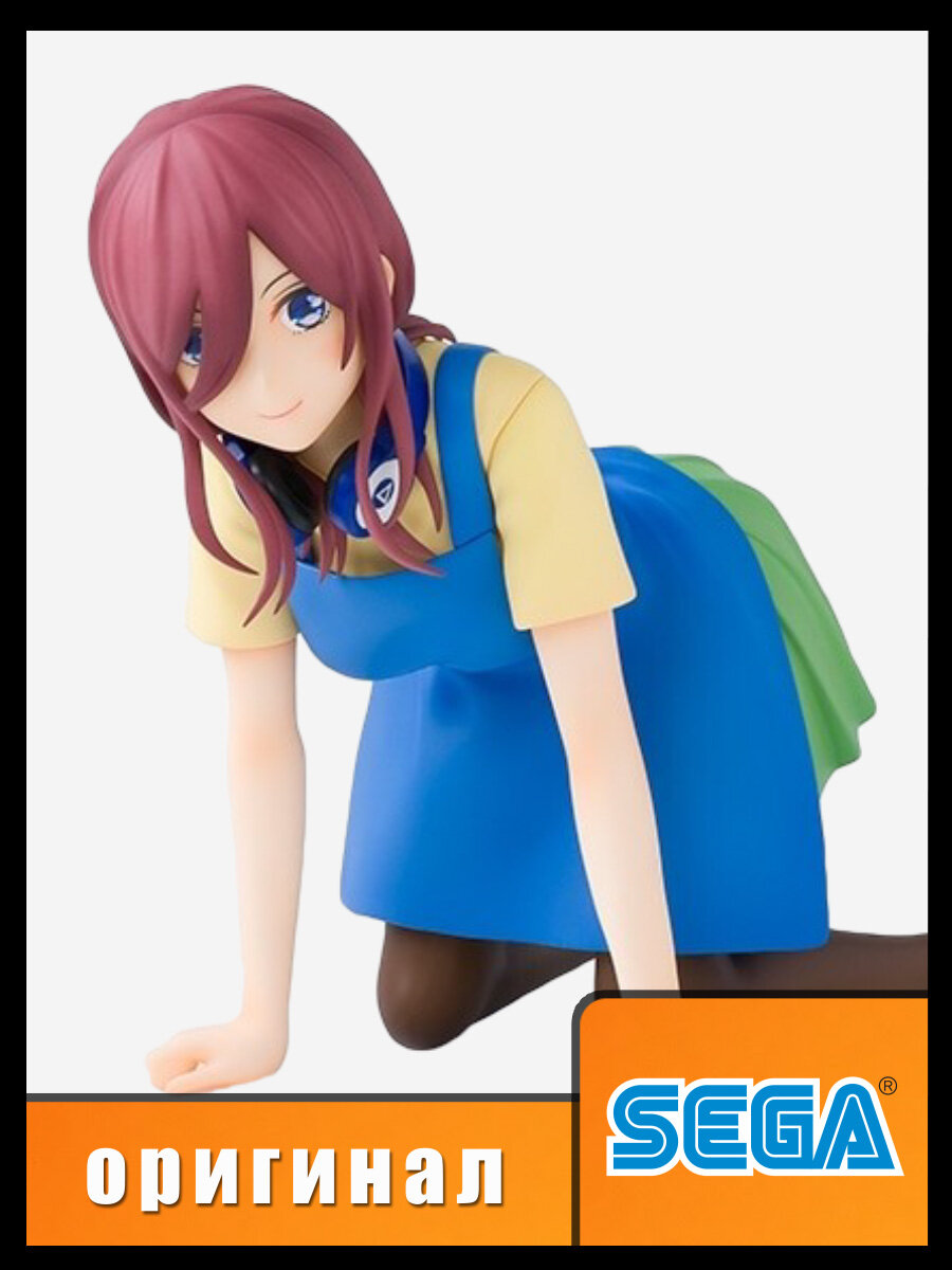 Оригинальная фигурка Miku Nakano от Sega из аниме Gotoubun no Hanayome / Мику Накано «Пять невест» 11 см