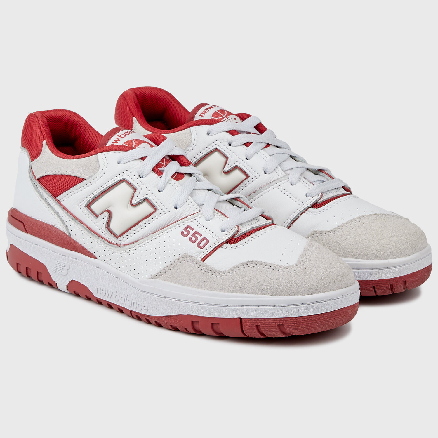 Кроссовки New Balance 550, размер 8,5 US, белый — фото 1