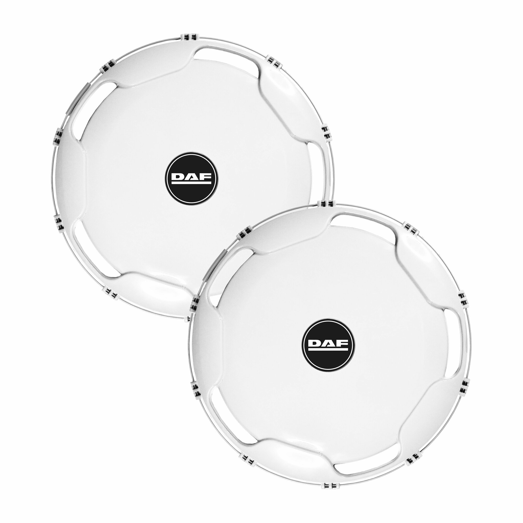 Колпаки R 22,5 "Базовые" DAF задние белые - 2 шт