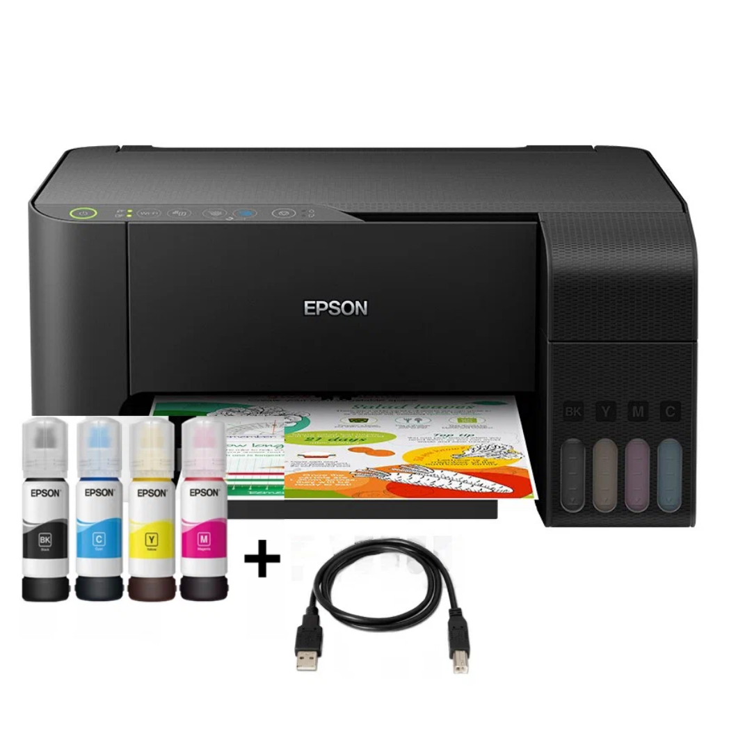 МФУ Epson L3258, Wi-Fi, USB, A4, СНПЧ, оригинальные чернила в комплекте CN