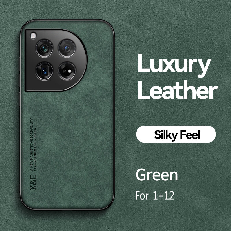 Подходит для OnePlus 12/Оне Плас 12 Чехол для смартфона, с защитой камеры и противоударным кожаный, 1+ 12, подставка, soft touch,360° Полная защита, резина, пластик, искусственная кожа, защита камеры