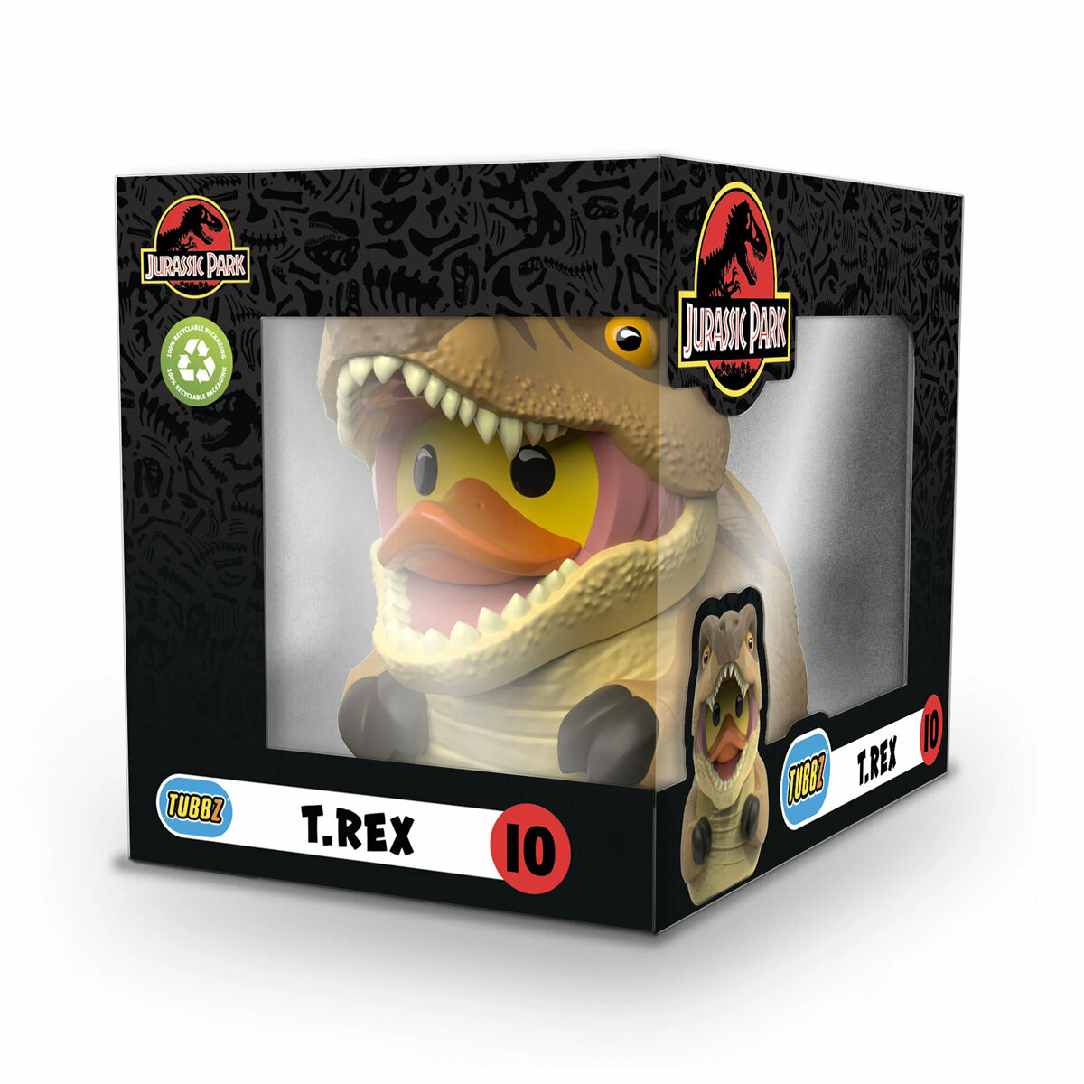 Фигурка-утка Tubbz Box Парк Юрского периода (Jurassic Park) Тираннозавр Рекс (T-Rex) (Коробка)