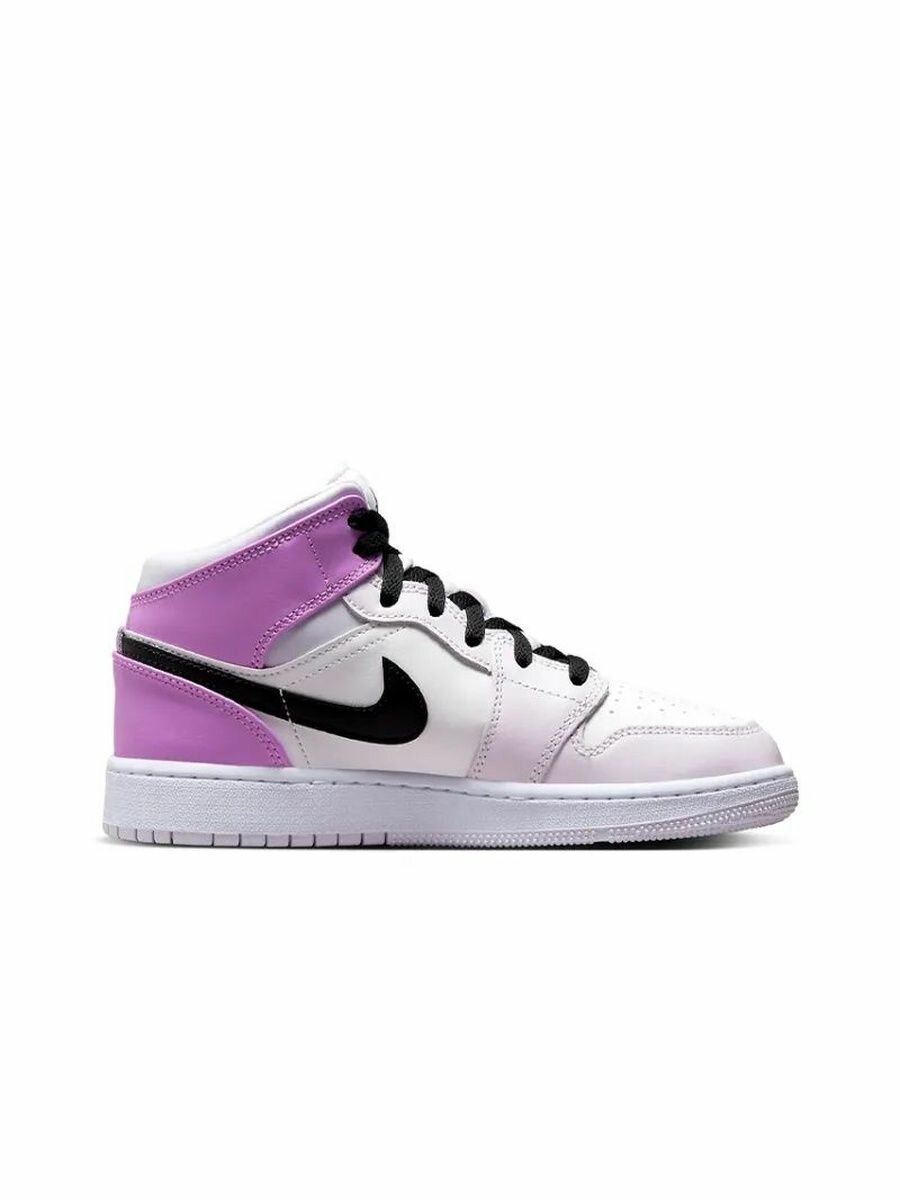 Кроссовки Jordan Air Jordan 1 Mid, размер 38.5, barely grape — фото 1