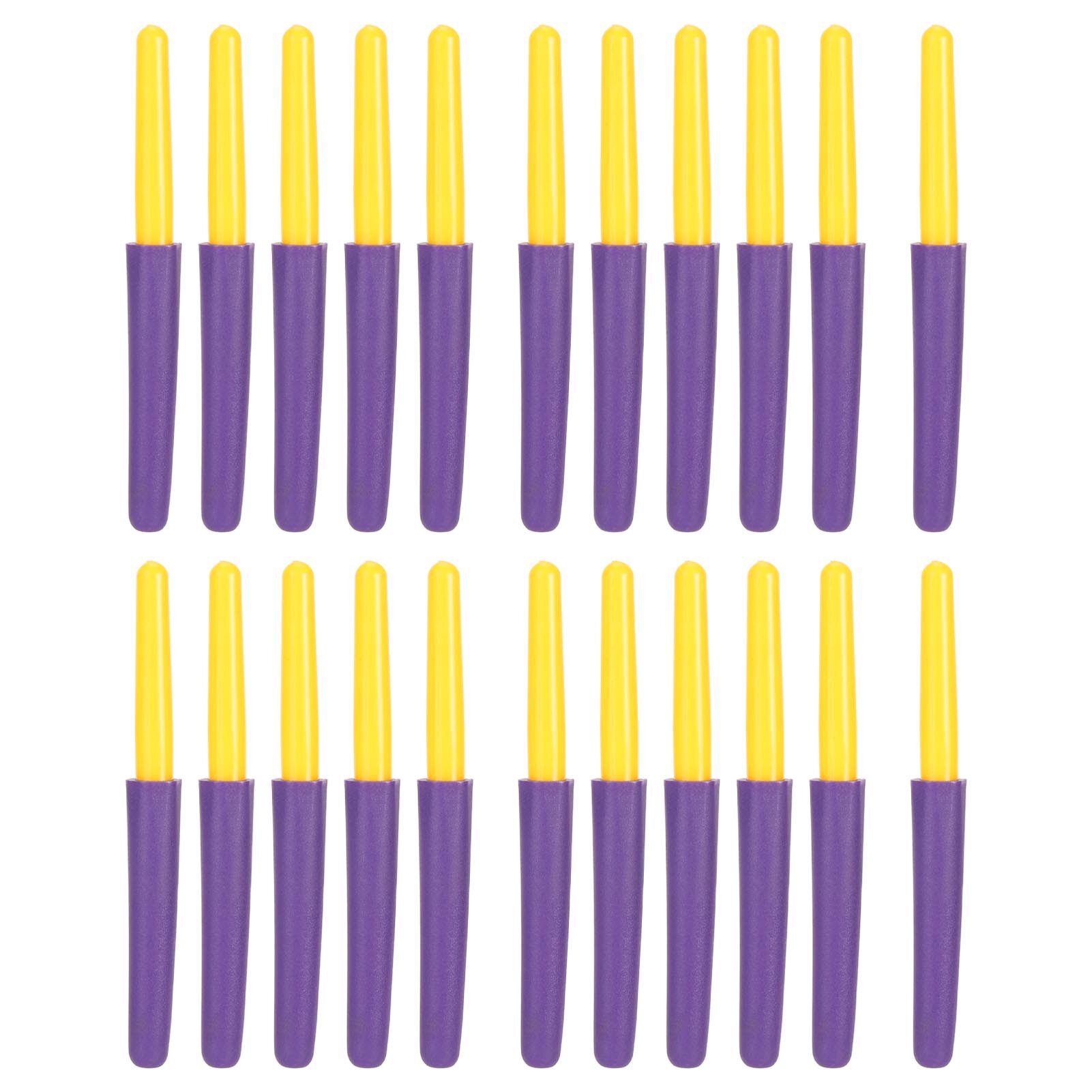 22 крючка для вязания с нескользящей ручкой для микро-кос