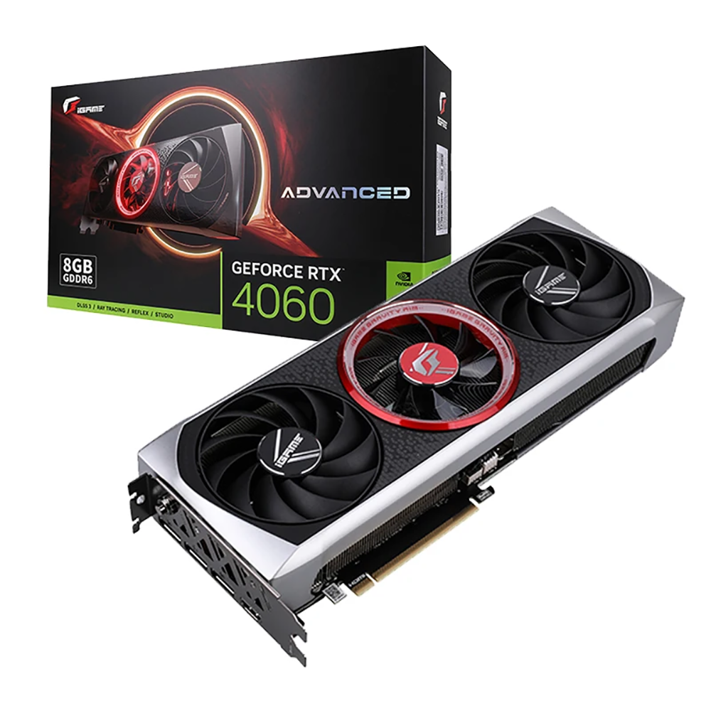 Colorful iGame GeForce RTX 4060 Advanced OC 8 ГБ GDDR6 128 бит PCI Express 4.0