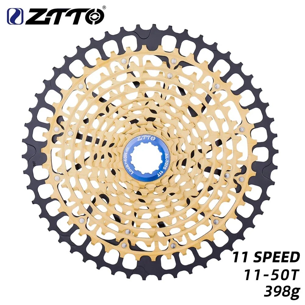 Велосипедная Сверхлегкая кассета ZTTO MTB 11 скоростей 11 s 11-46T Rainbow k7 11V 46T Звездочка 11 S 50T свободное колесо HG система для GX X1 NX M8000
