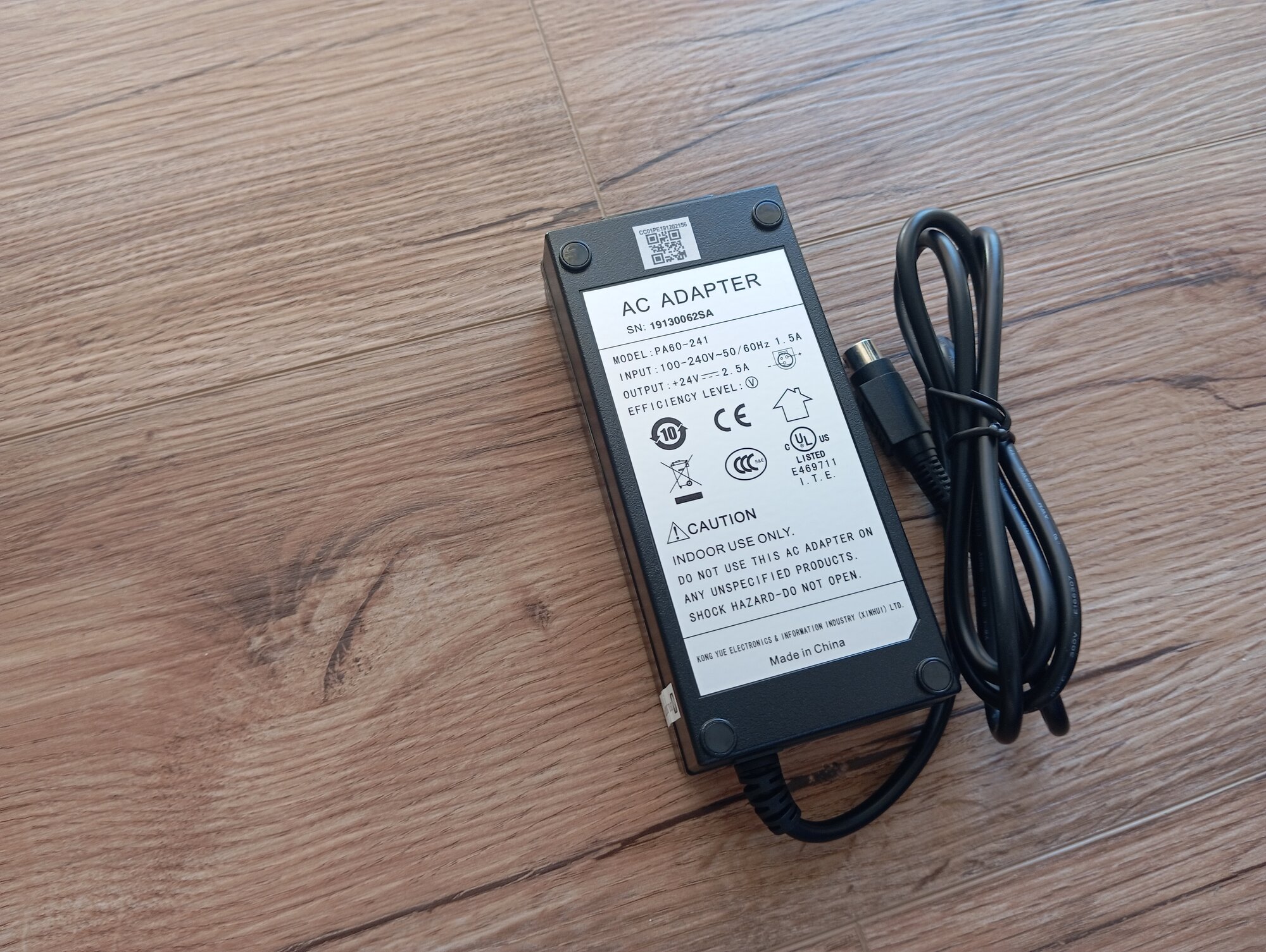 Блок питания MERTECH G80 для чекового принтера (адаптер 24V 3pin ориг)