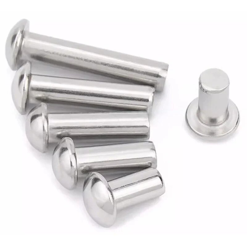 Заклепки полукруглой головки из нержавеющей стали M2-M8 M3-50Pcs, 4mm