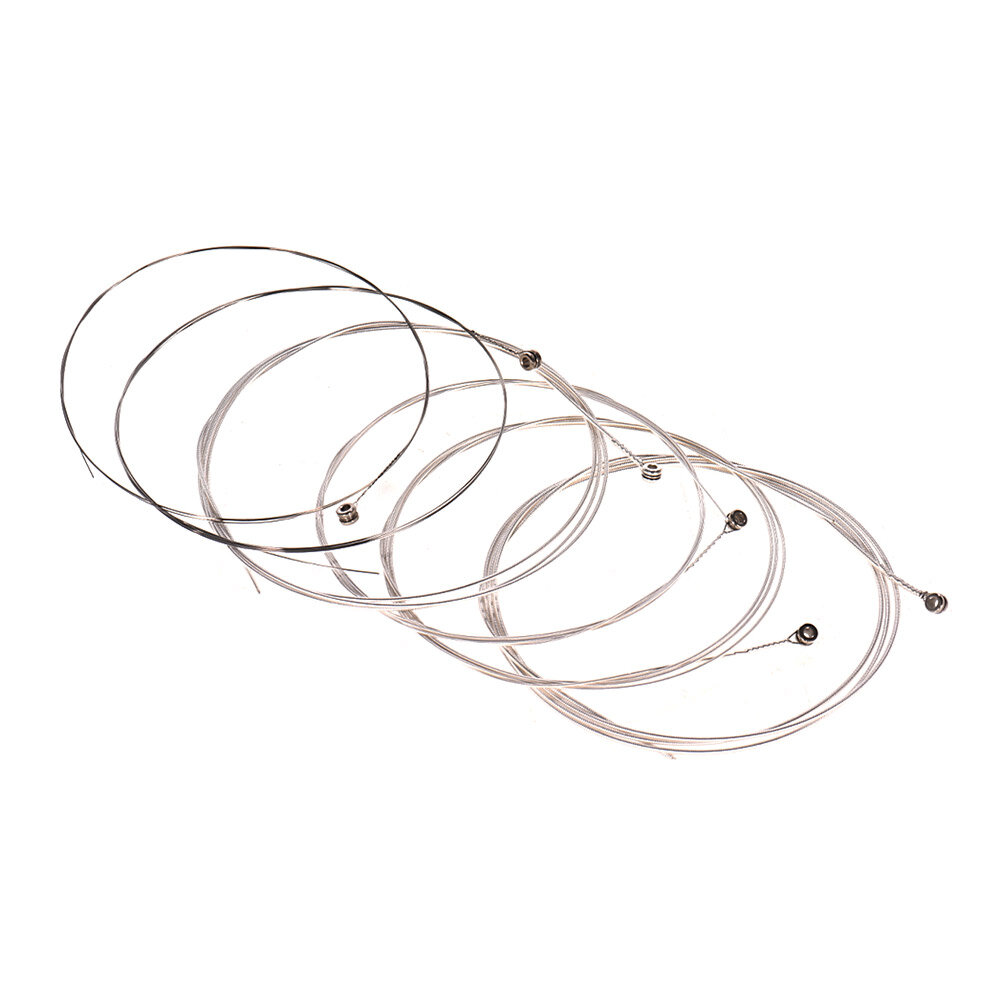 Alice A306 Series Acoustic Folk Guitar Strings Set Stainless Steel Wire Core Silver-plated Copper Alloy Wound, 6pcs/ Set, Extra Light(.010-.047)