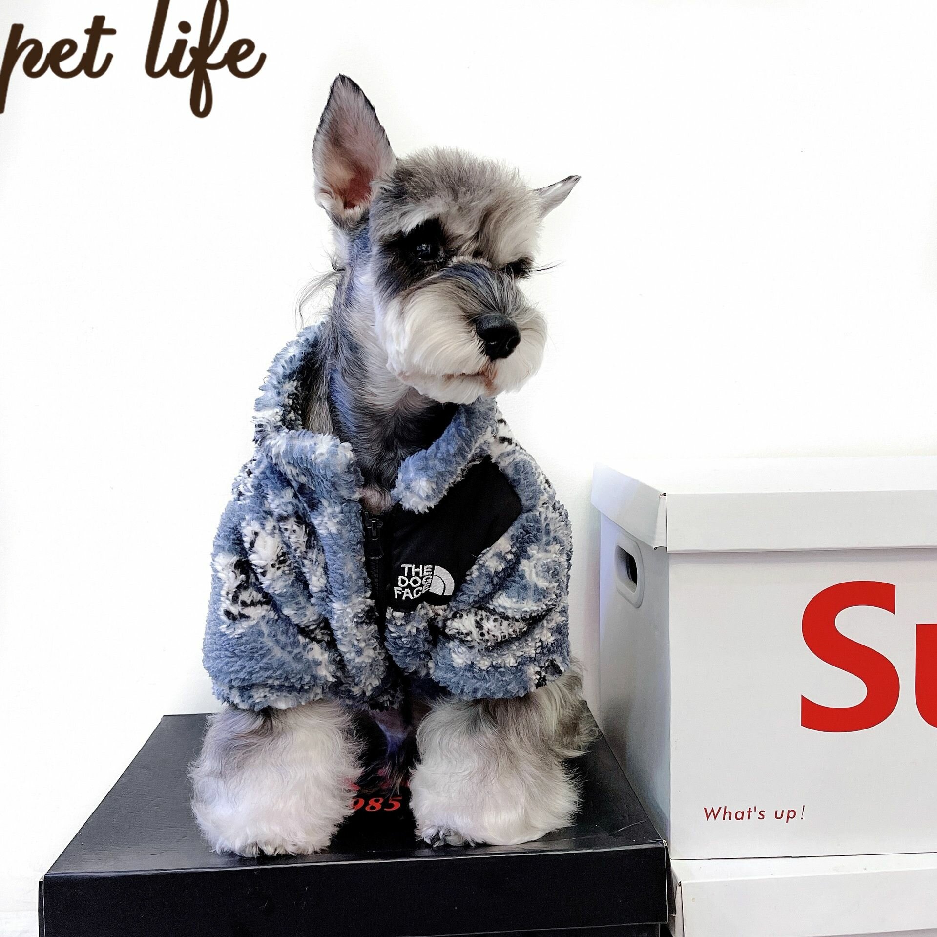 Одежда для собак THE DOG FACE, зимнее теплое пальто для маленьких и средних собак