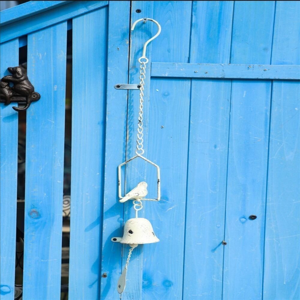Чугунные ретро-подвесные ветряные колокольчики для сада и дома украшение двора и символ удачи
